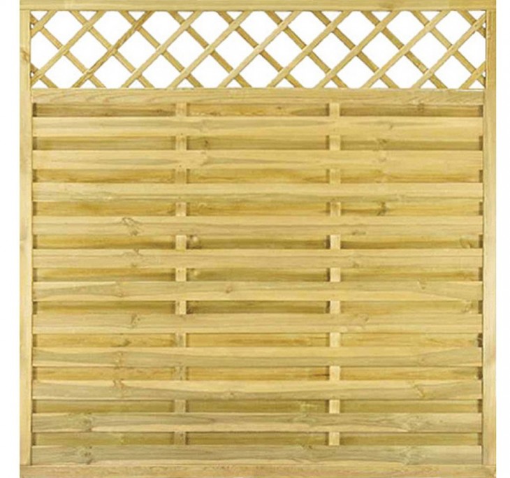 Płot panelowy - pokój w ogrodzie